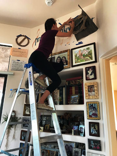 Layered Calligraphy Mural - Crossroads Calligraphy®