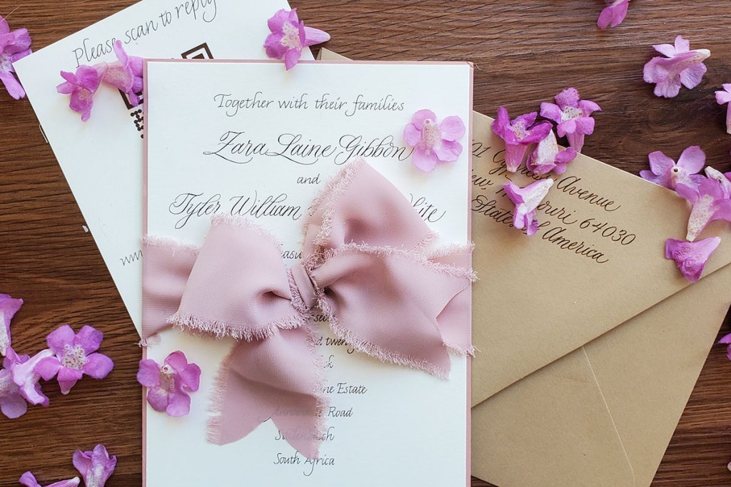 Custom Wedding Invitation Design - Crossroads Calligraphy®